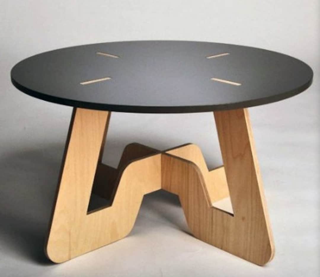 Lasercut Table Design Decorative Desk Plan 21 Mm Cnc Router Cut DWG CDR ...