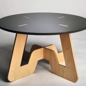 Lasercut Table Design Decorative Desk Plan 21 Mm Cnc Router - Etsy