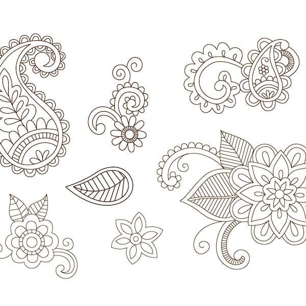 Buy Mehndi Sticker Online In India - Etsy India