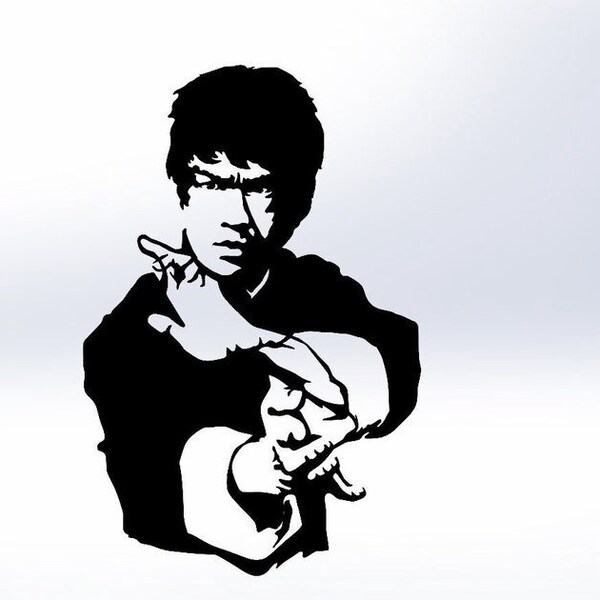 Bruce Lee Svg - Etsy