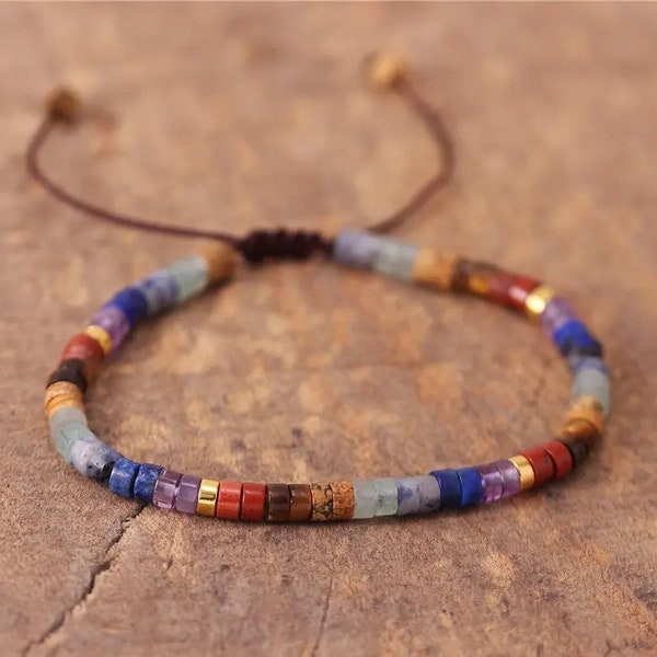 7 Chakra Bracelet - Etsy