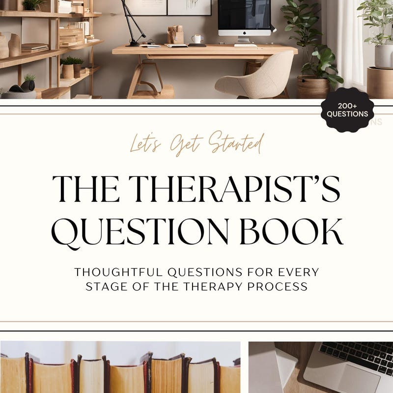 Therapist Workbook Ebook - Etsy