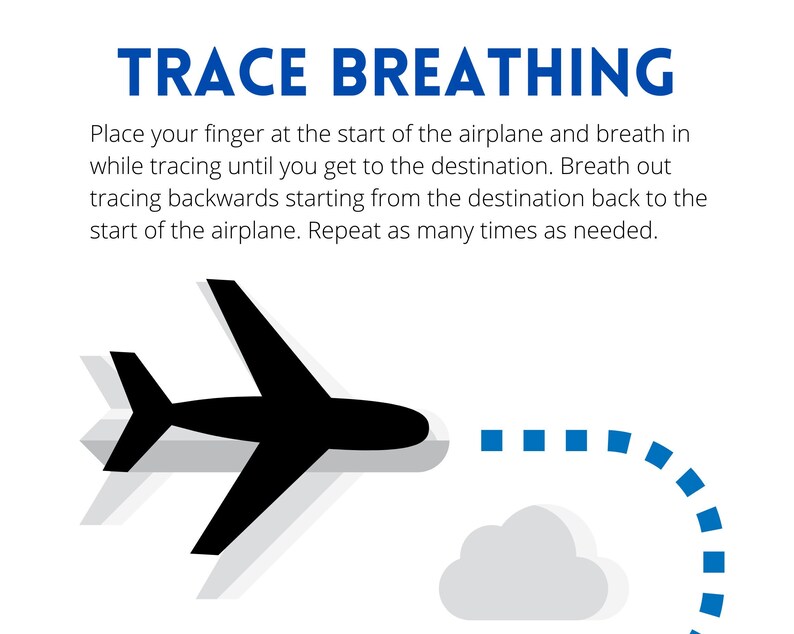 Trace Breathing. Social Emotional Learning. Coping Skills. - Etsy