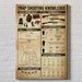 Trap Shooting Poster, Trap Shooting Canvas, Trap Shooting Rules Print ...