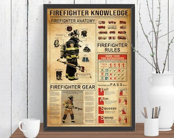 Firefighter Wall Decor - Etsy