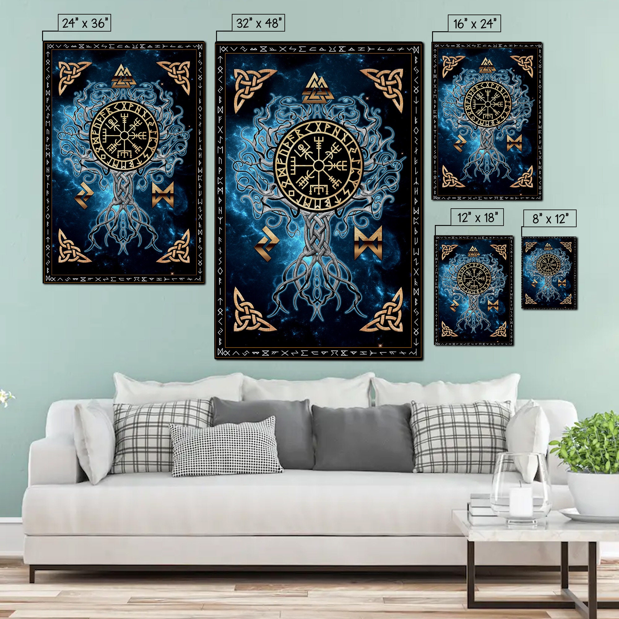 Poster Viking Canvas Viking Viking's Gift Art Man Cave - Etsy