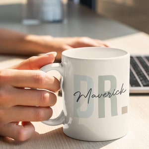 Personalized Doctor Coffee Mug, Customized Dr. Name Coffee Mug, Future ...