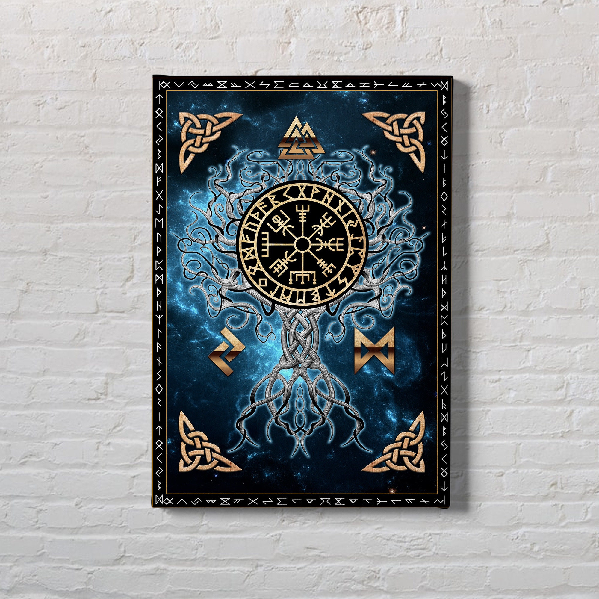 Poster Viking Canvas Viking Viking's Gift Art Man Cave - Etsy