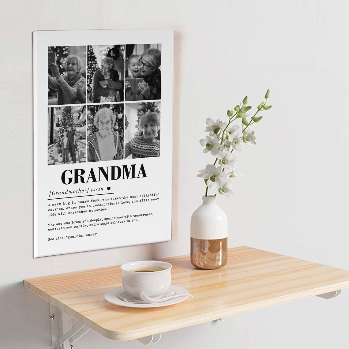 Grandma Definition Template. Customizable & Printable Photo Collage ...