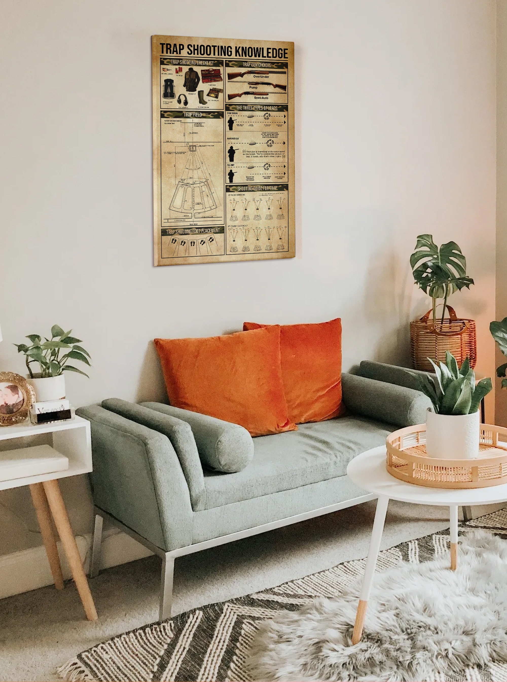 Trap Shooting Poster Trap Shooting Canvas Trap Shooting - Etsy