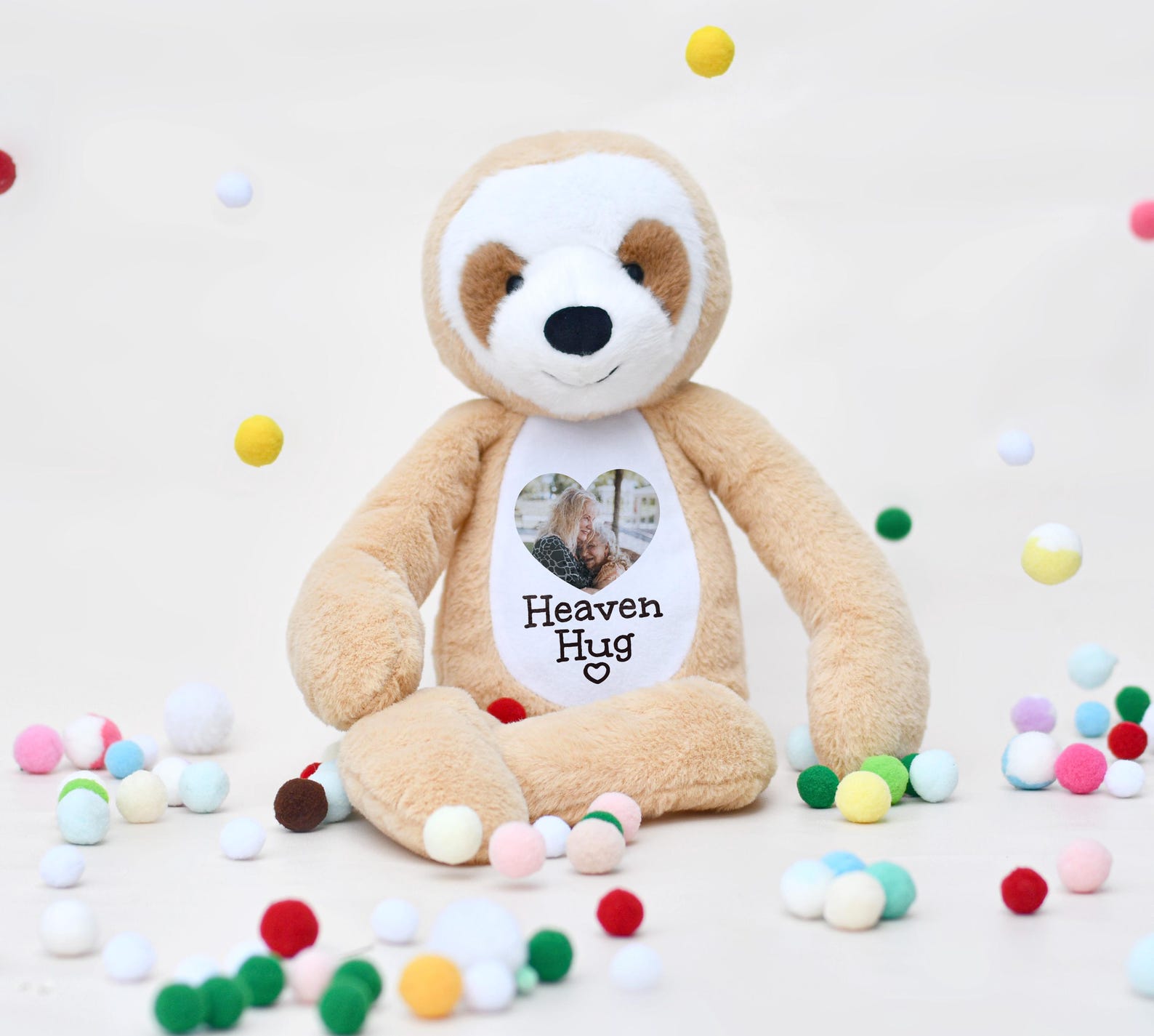 Personalized Memorial Bunny: Heaven Hug Photo Keepsake - Etsy