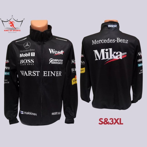 Vintage Racing Jacket Mercedes-benz Jacket F1 Jacket Full - Etsy