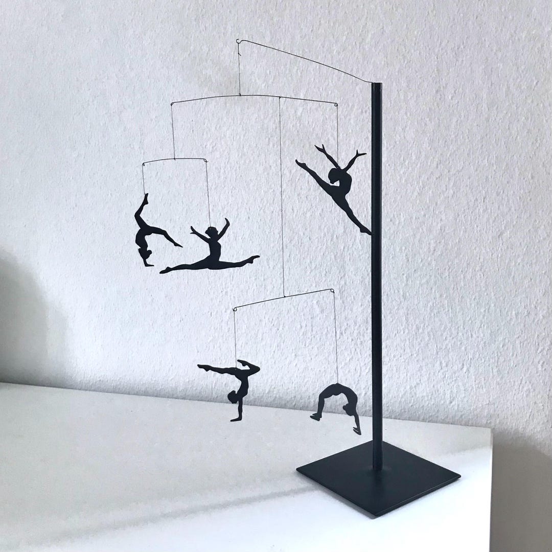 Mobile With Dancers, Dance Lovers, Air Chime, Wind Chime, Kinetic Room ...