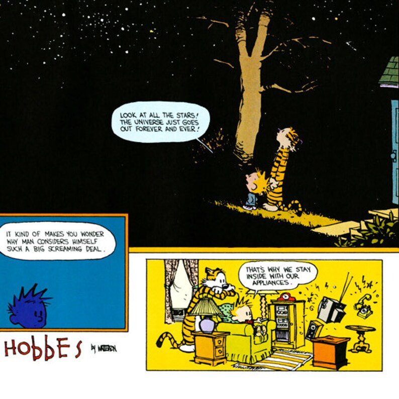 17x22 - Comic Strip Look at All the Stars Poster Print 0860 - Etsy