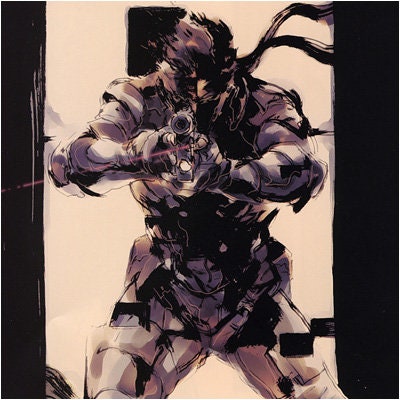17x22 - Yoji Shinkawa X Solid Snake Poster Print 0206 - Etsy UK