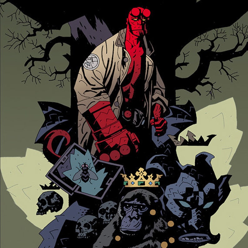 Gothic Mythology Comic Art Poster Print 0893 - Etsy