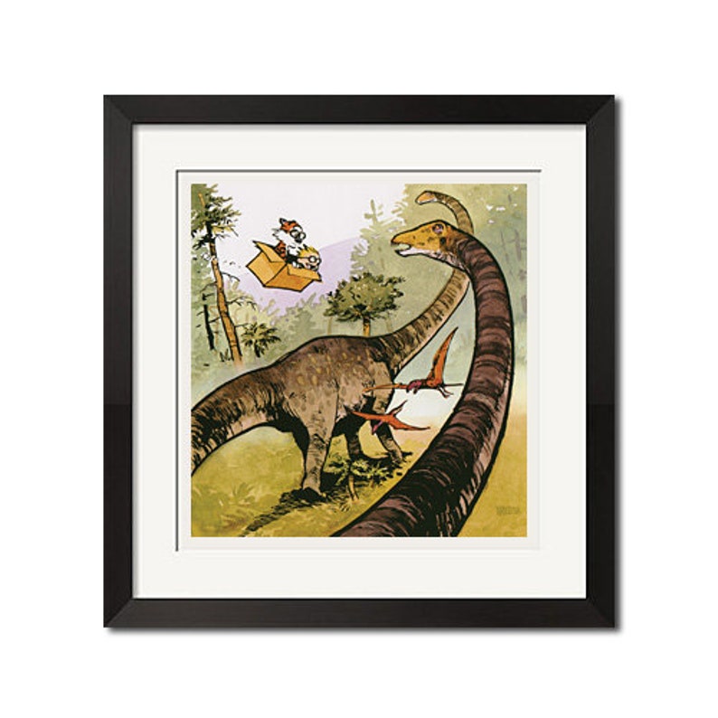 Comic Strip Dinosaur Adventure Poster Print 0528 - Etsy
