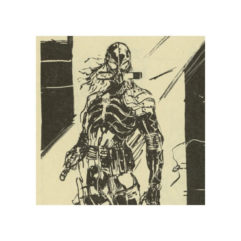 17x22 - Yoji Shinkawa X Skull Suit Raiden Poster Print 0882 - Etsy