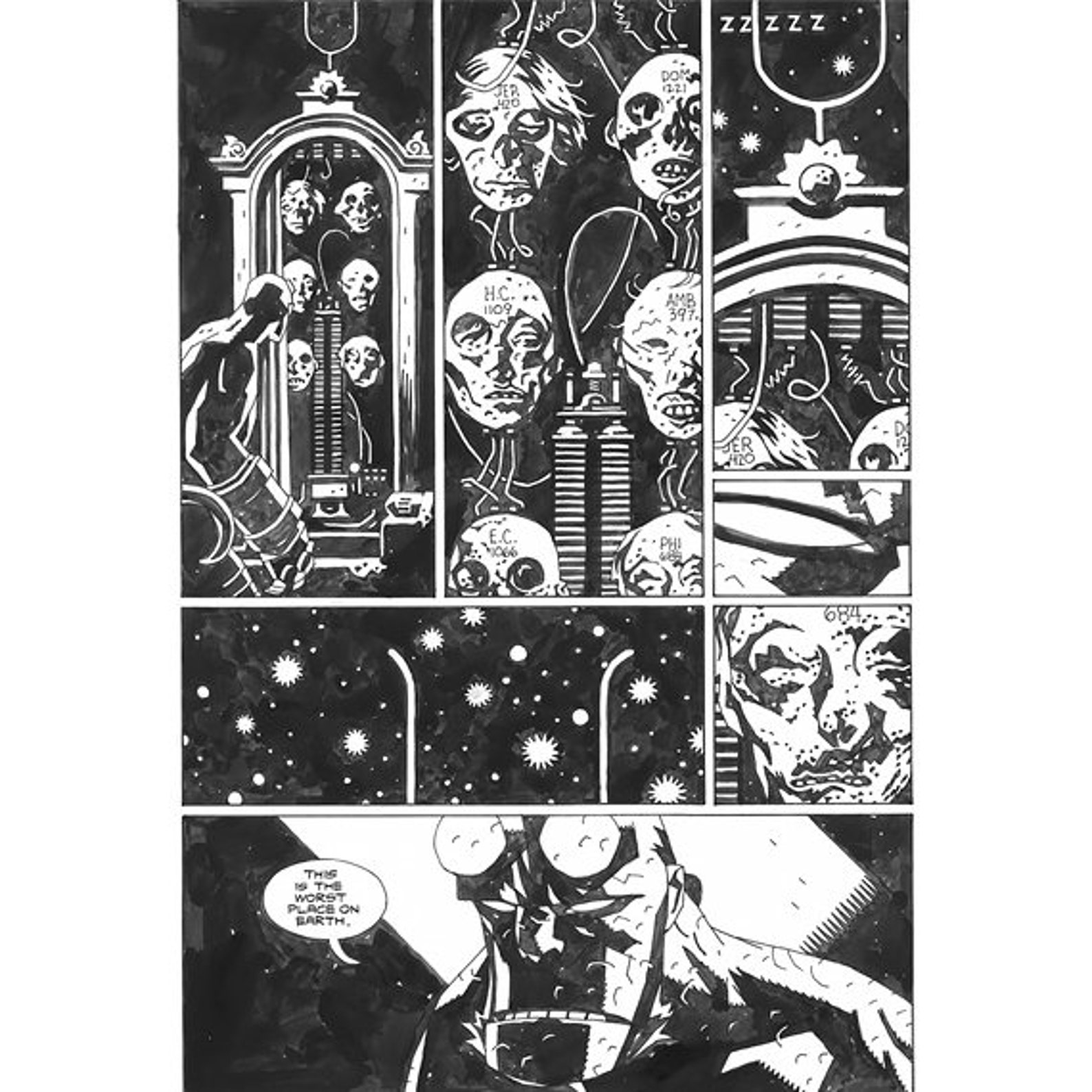 15.4x22 - Hellboy Conqueror Worm Gothic Mythology Poster Print 0896 - Etsy