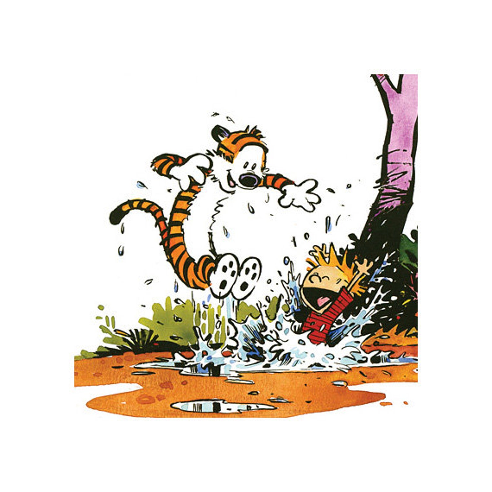 Comic Strip Water Splash Poster Print 0487 - Etsy