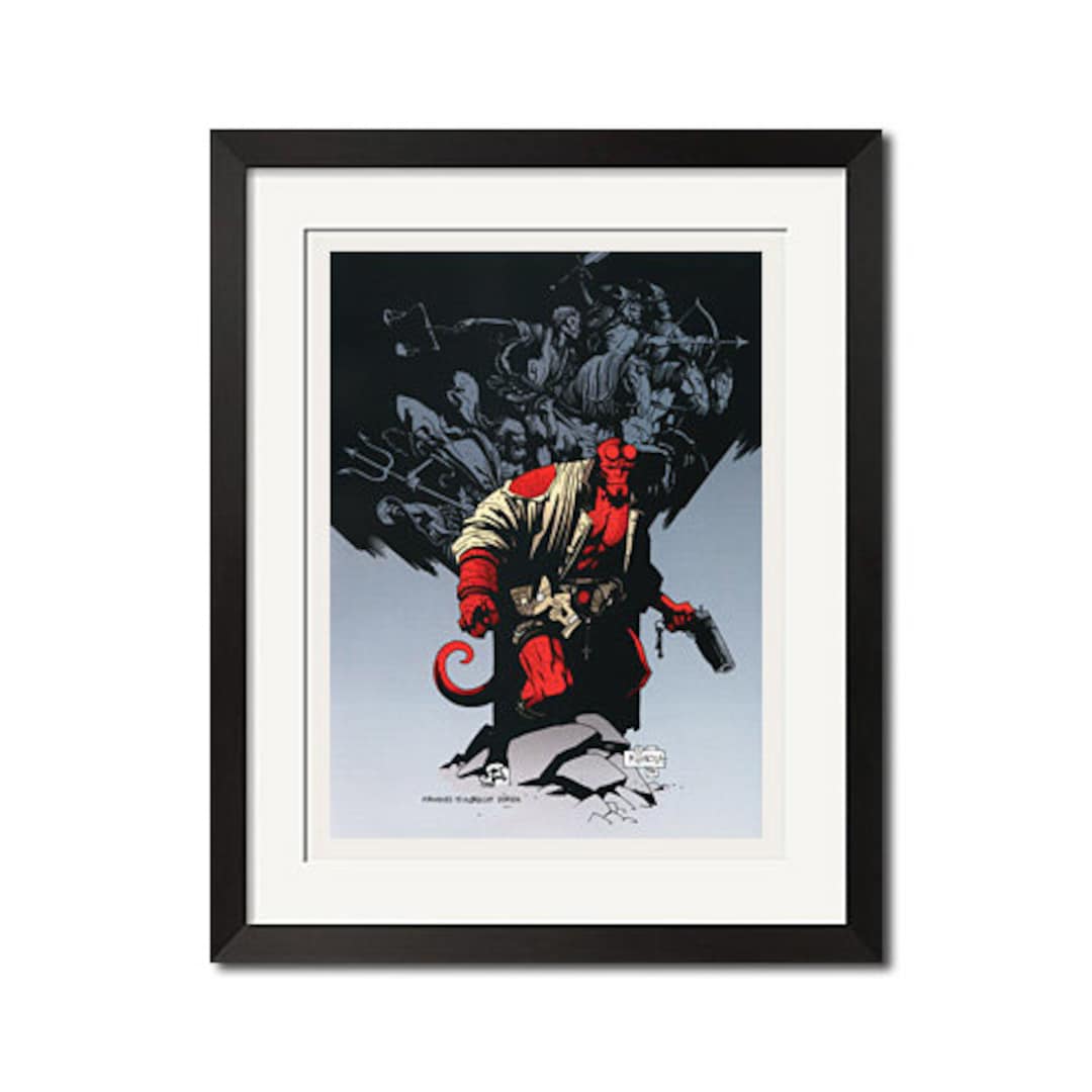 Hellboy the Wolves of Saint August Gothic Mythology Comic Art Poster ...