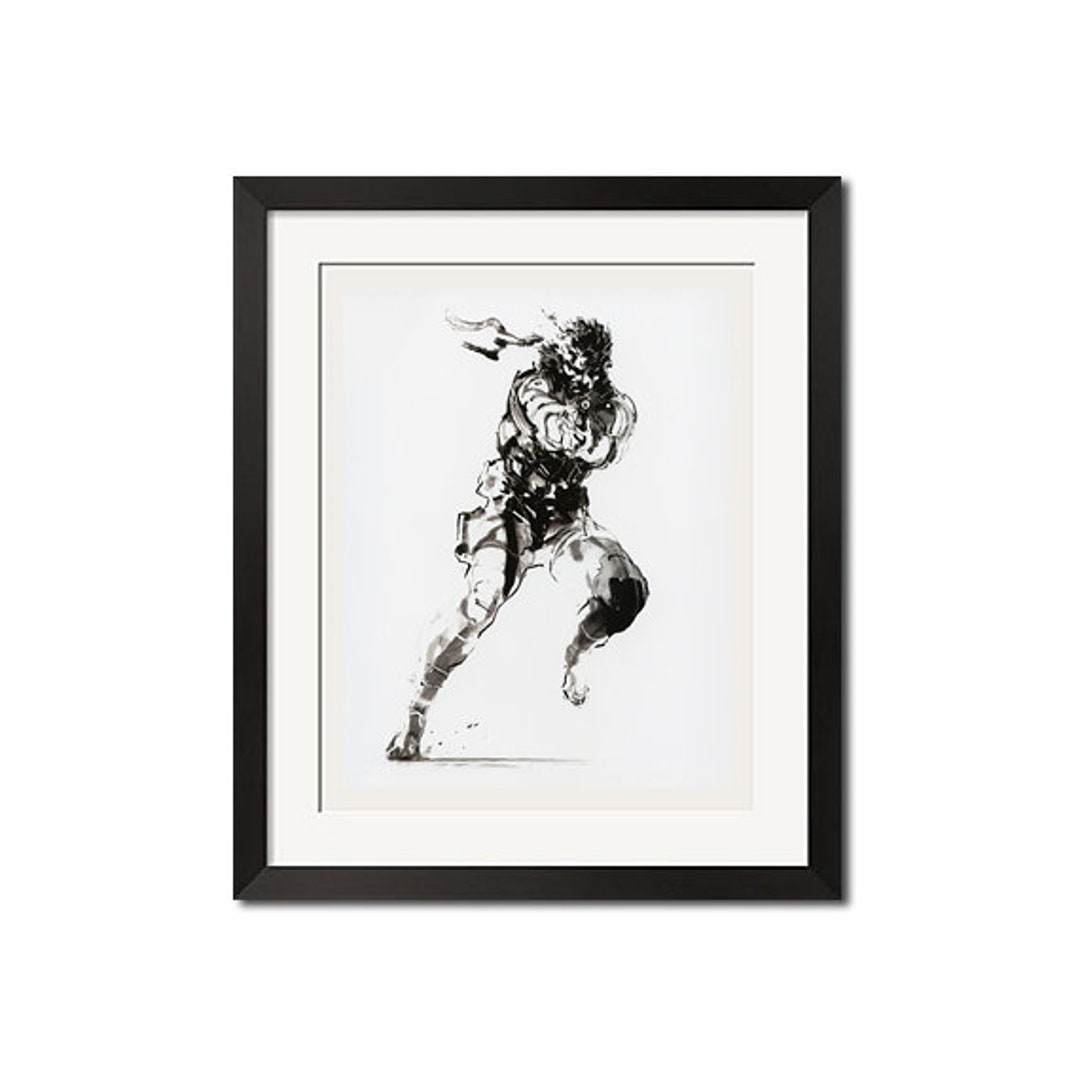 18x24 Print - Yoji Shinkawa X Solid Snake Poster 0542 - Etsy
