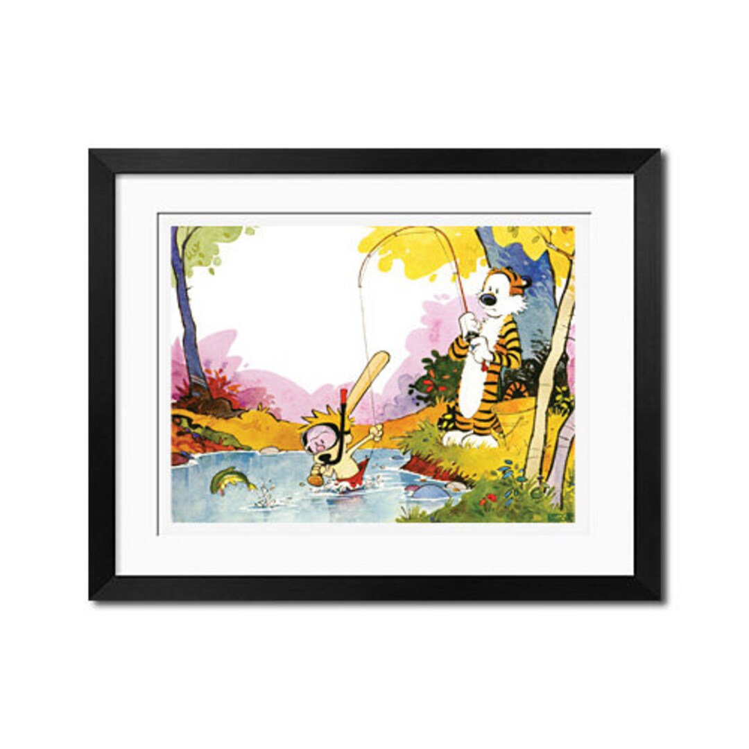 Comic Strip Fishing Works Poster Print 0422 - Etsy