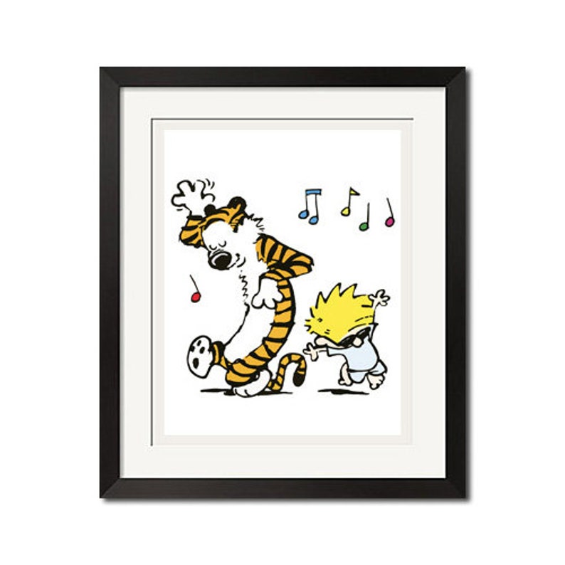 Comic Strip Dancing Poster Print 0323 - Etsy