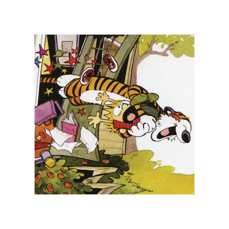 17x21.5 Comic Strip Jumping Out Poster Print 0595 | Etsy