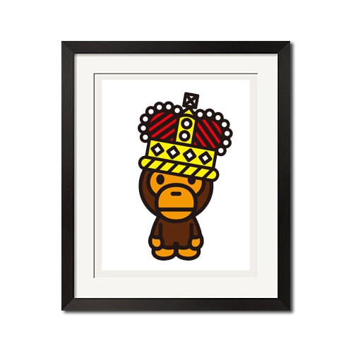 Baby Milo Crown Blue Poster Print 0390 - Etsy