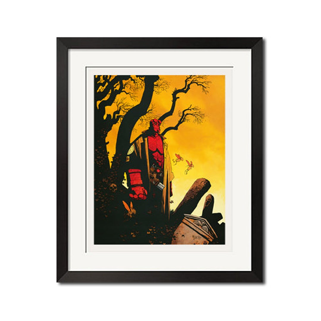 Hellboy Gothic Mythology Comic Art Poster Print 0474 - Etsy