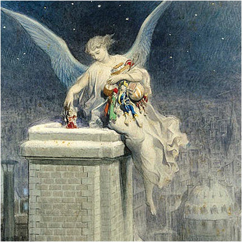 Gustave Dore Christmas Eve Poster 0680 - Etsy