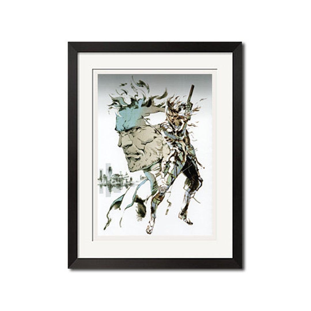 16x22 - Yoji Shinkawa X Solid Snake X Raiden Poster Print 0569 - Etsy