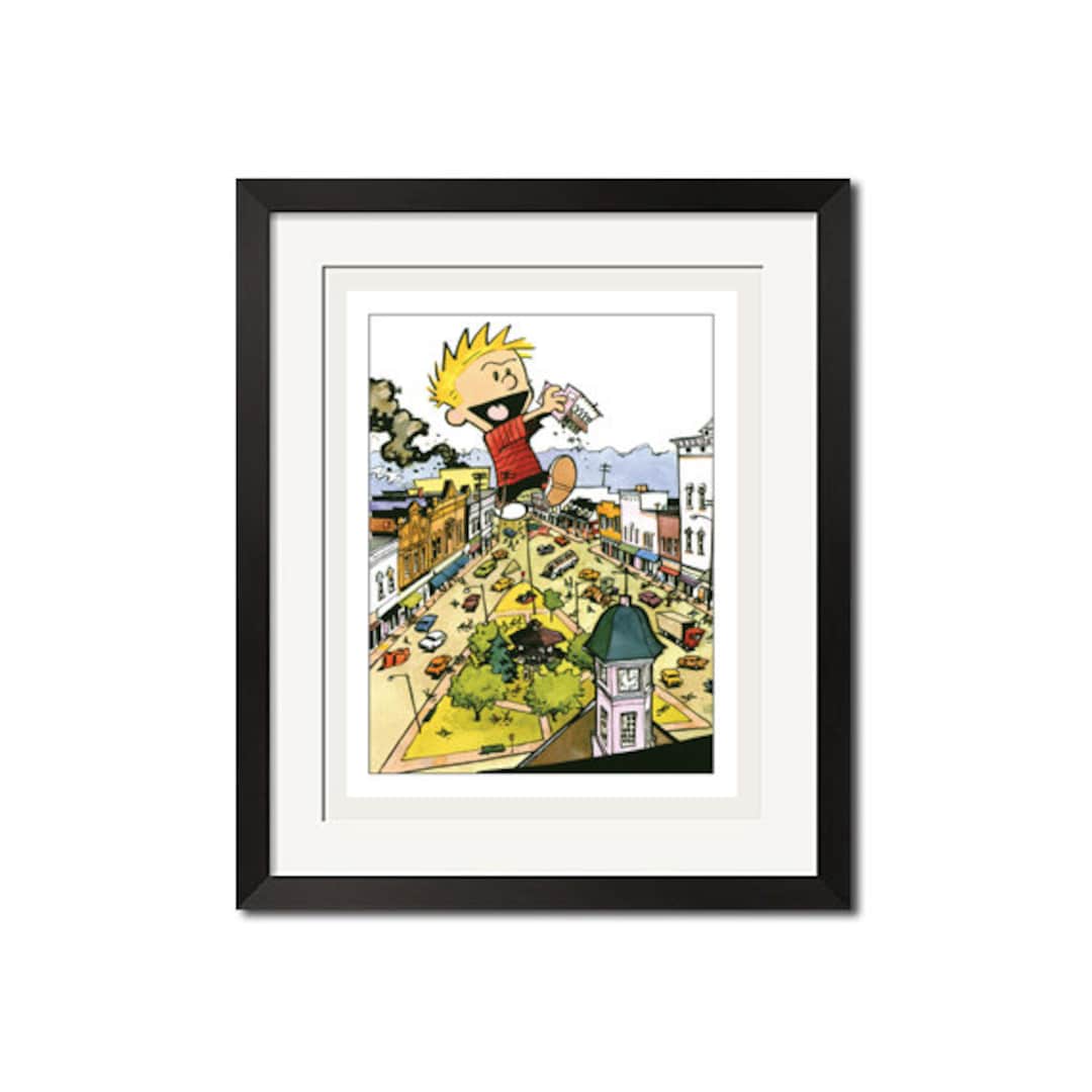 Comic Strip Little Town Monster Poster Print 0458 - Etsy