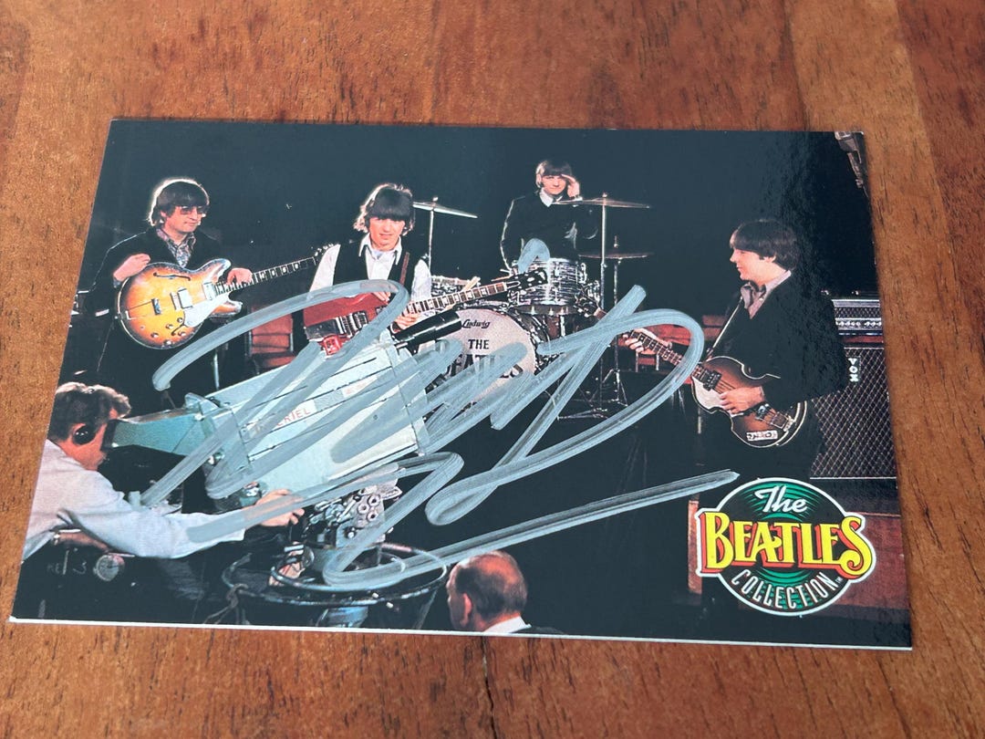 Ringo Star Signed Autographed Beatles Card - Etsy