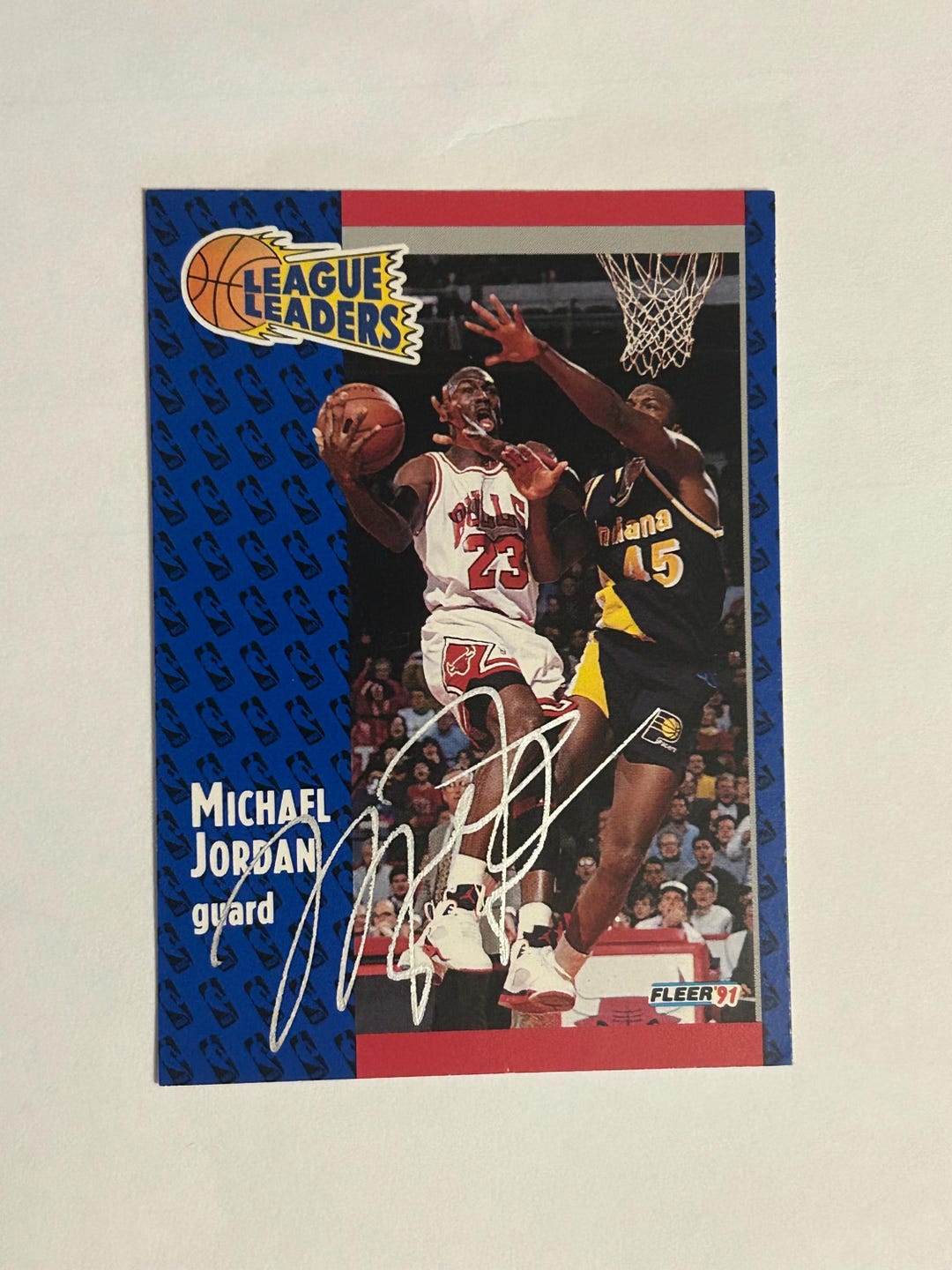 Michael Jordan Signed Autographed Trading Card With Heritage COA - Etsy