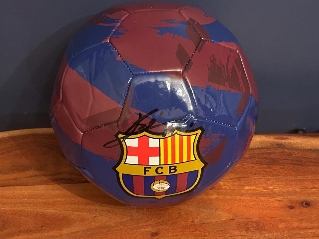 Lionel Messi Signed Soccer Ball With COA - Etsy