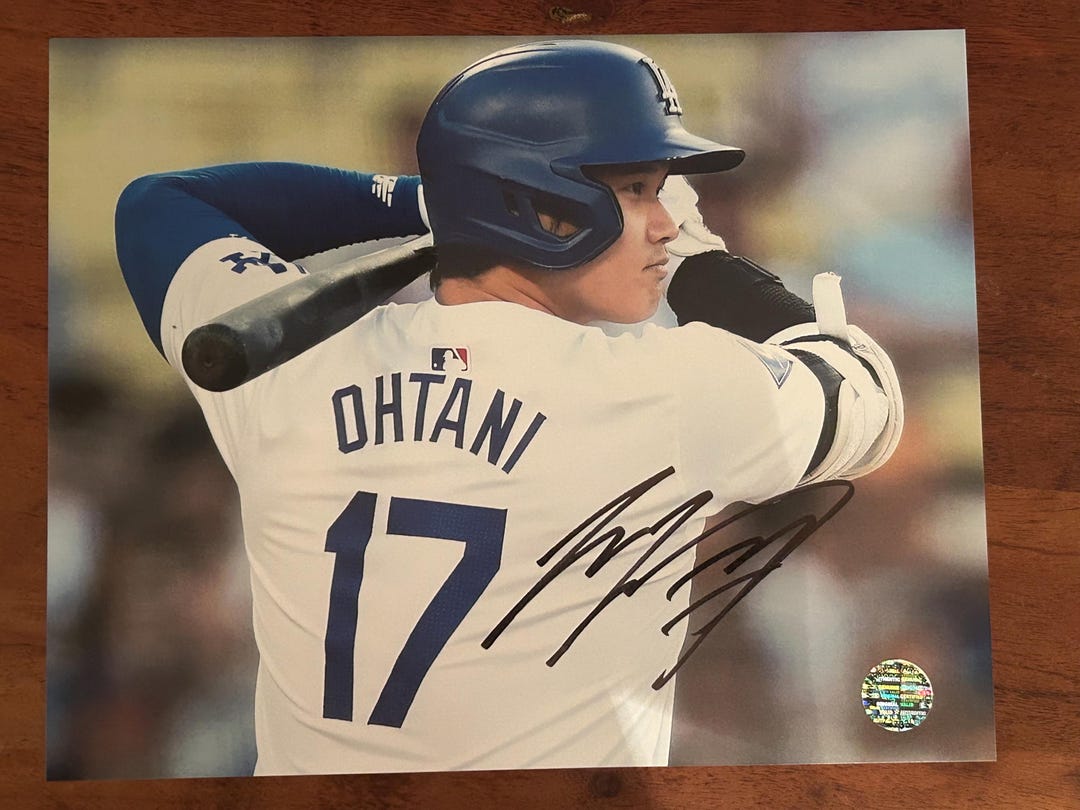 Shohei Ohtani Signed 8x10 Photo With COA - Etsy