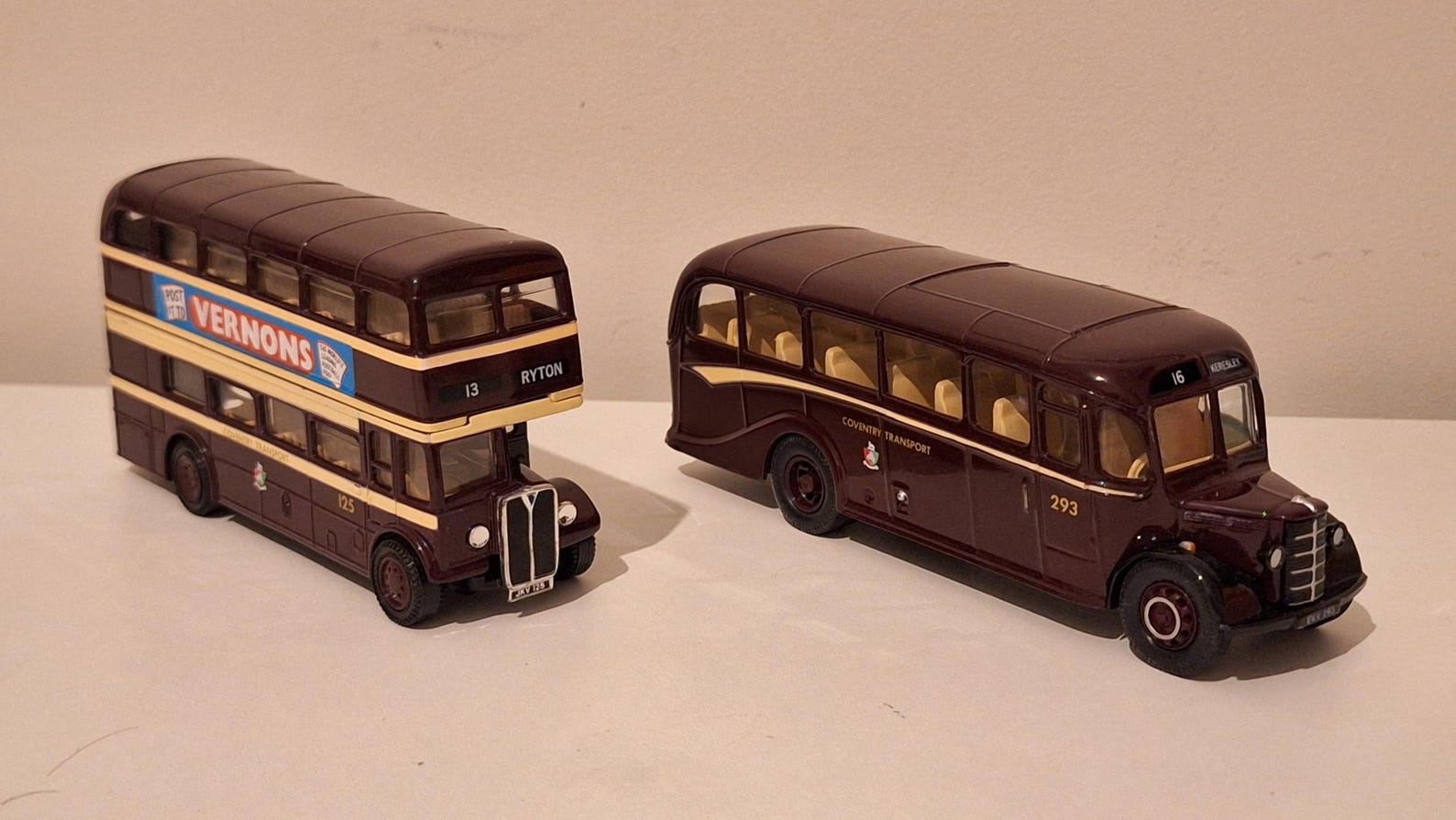 Corgi Coventry Bus Set 81182 - Aec Bus & Bedford OB Coach / Vintage ...