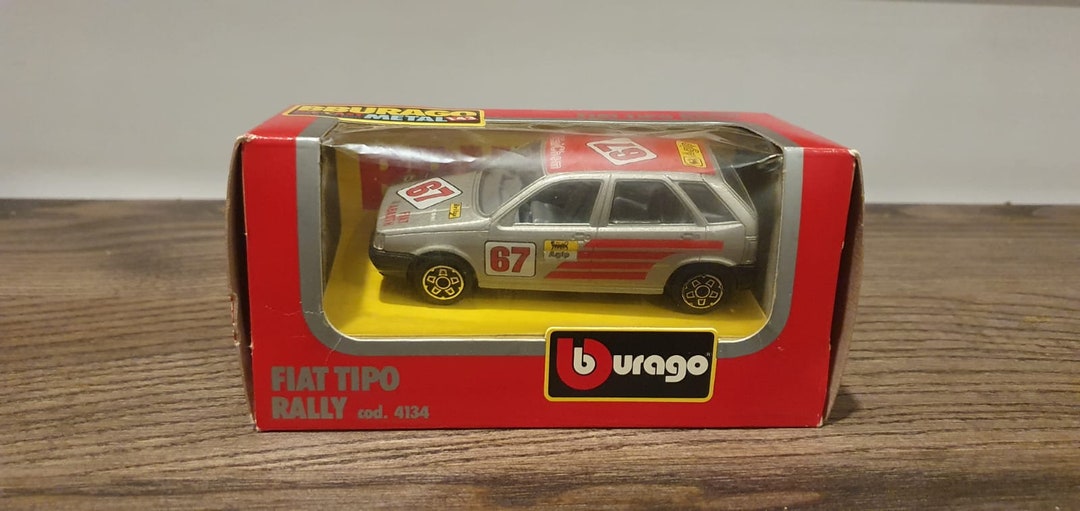 Fiat Tipo Rally R #67 Bburago Cod. 4134 Italy Grey 1:43 - Etsy