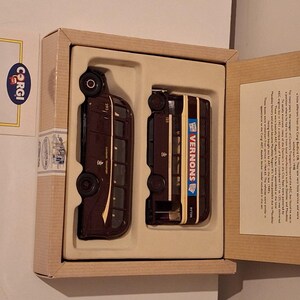 Corgi Coventry Bus Set 81182 - Aec Bus & Bedford OB Coach / Vintage ...