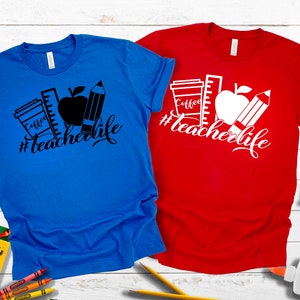 Teacher Life PNG SVG EPS First Day of School Teacher Back to School ...