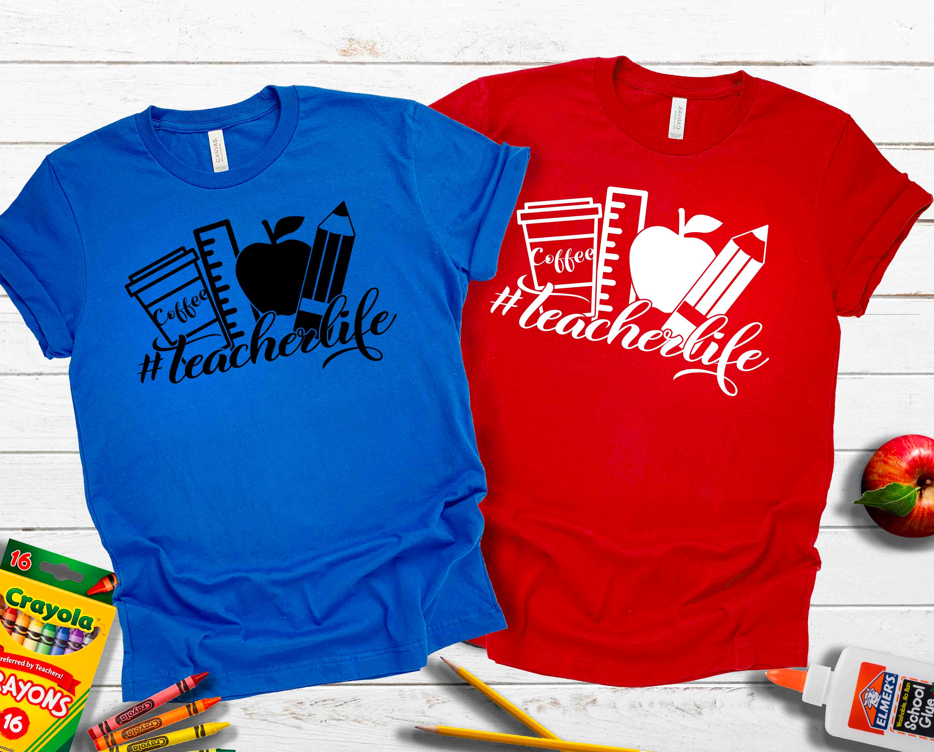 Teacher Life PNG SVG EPS First Day of School Teacher Back to School ...