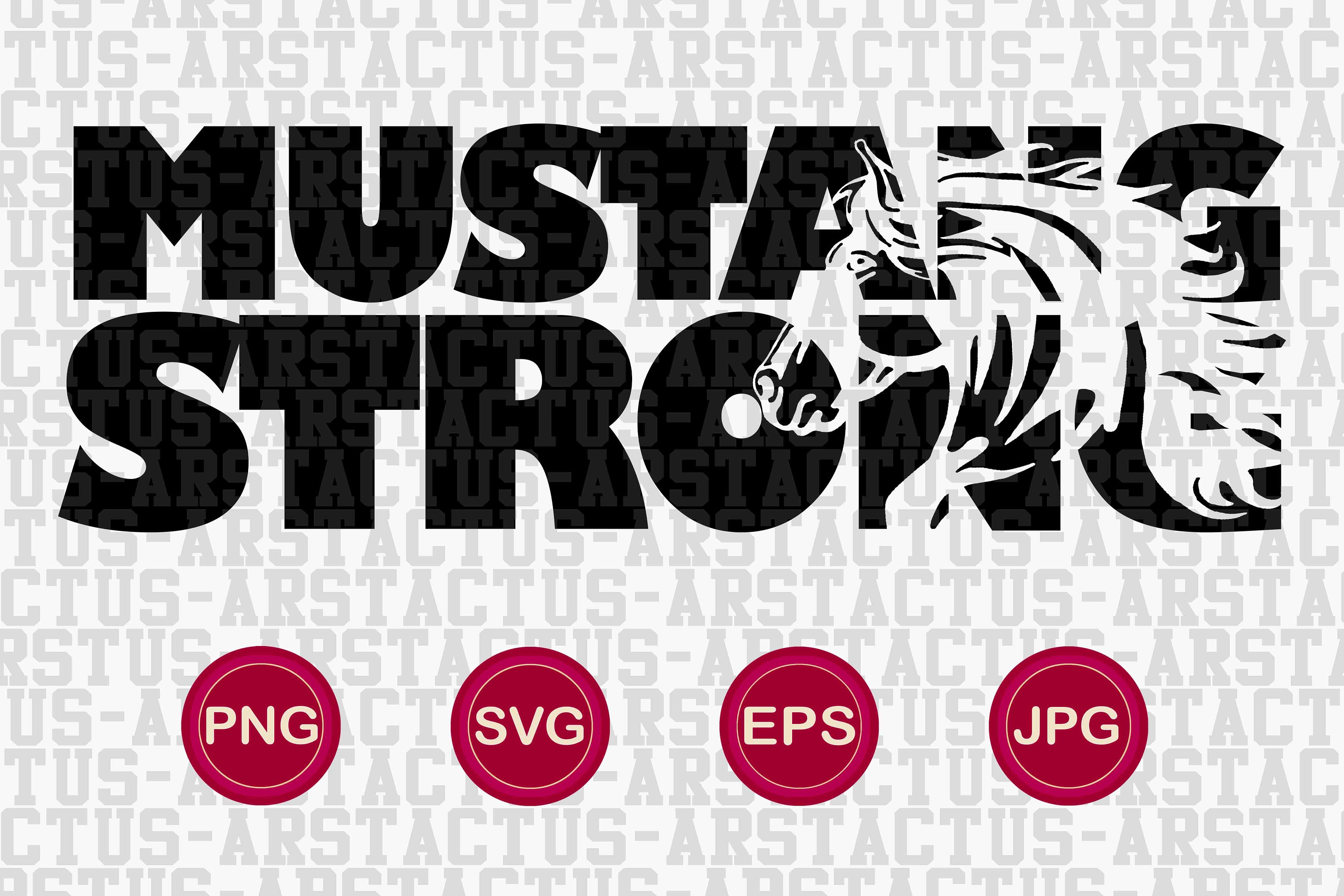 Mustang Strong PNG SVG EPS Mustang Wild Horses Design Athletic Go ...