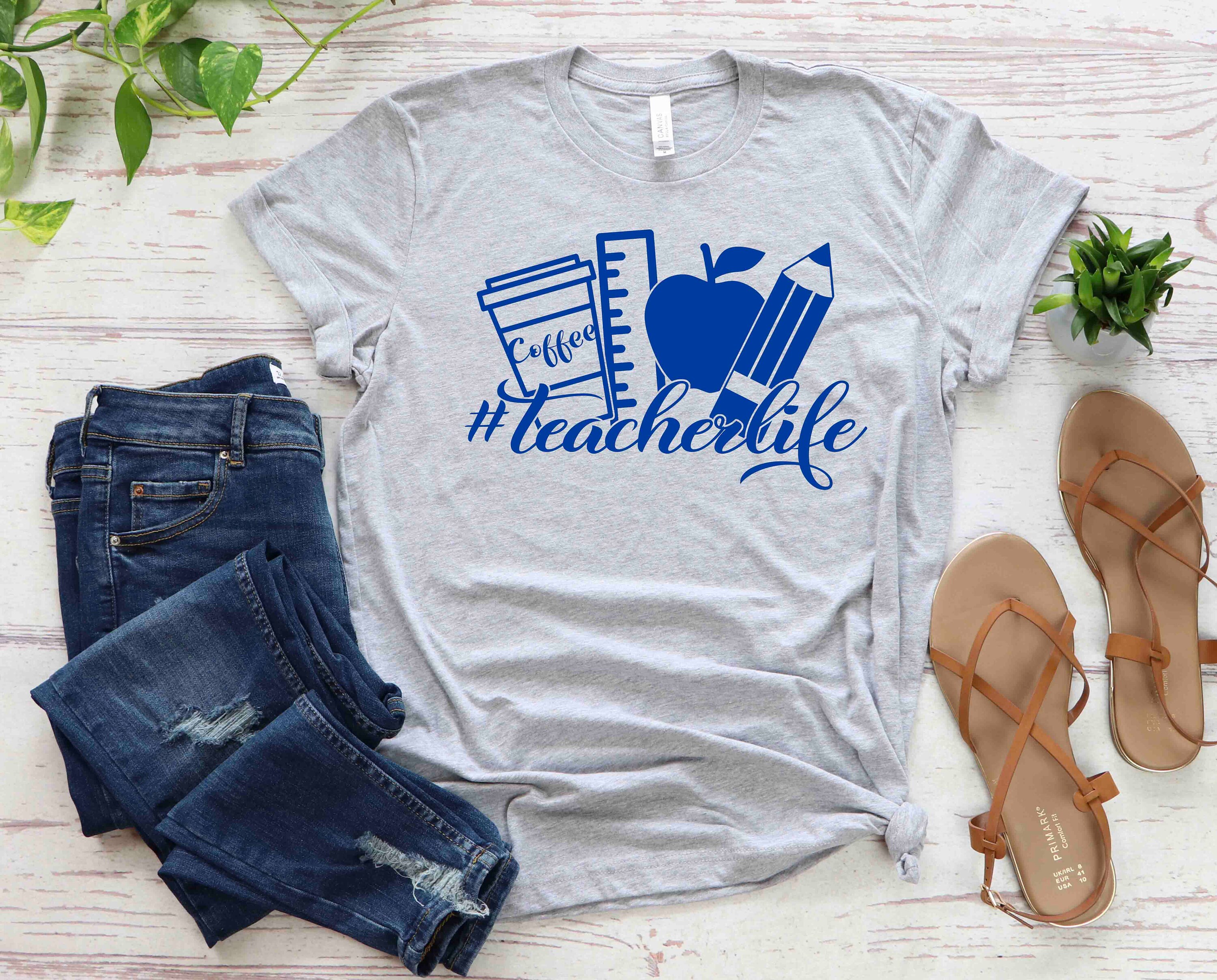 Teacher Life PNG SVG EPS First Day of School Teacher Back to School ...