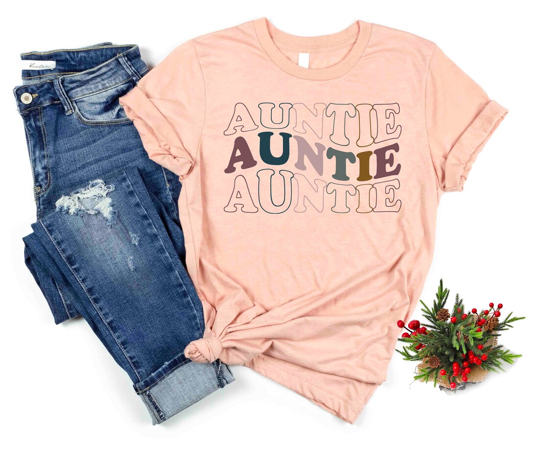 Auntie Retro Typo Svg Png Eps Wavy Aunt Best Auntie Cool Auntie Aunty ...
