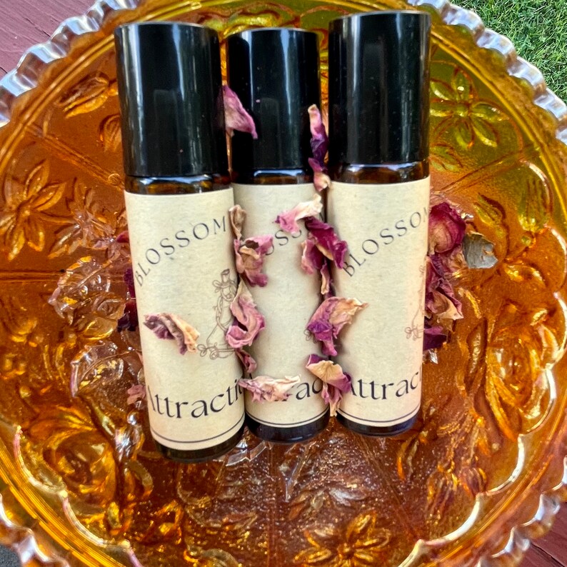 Attraction Ritual Oil Roll On, Intention Oil, Attraction & Love Spell ...