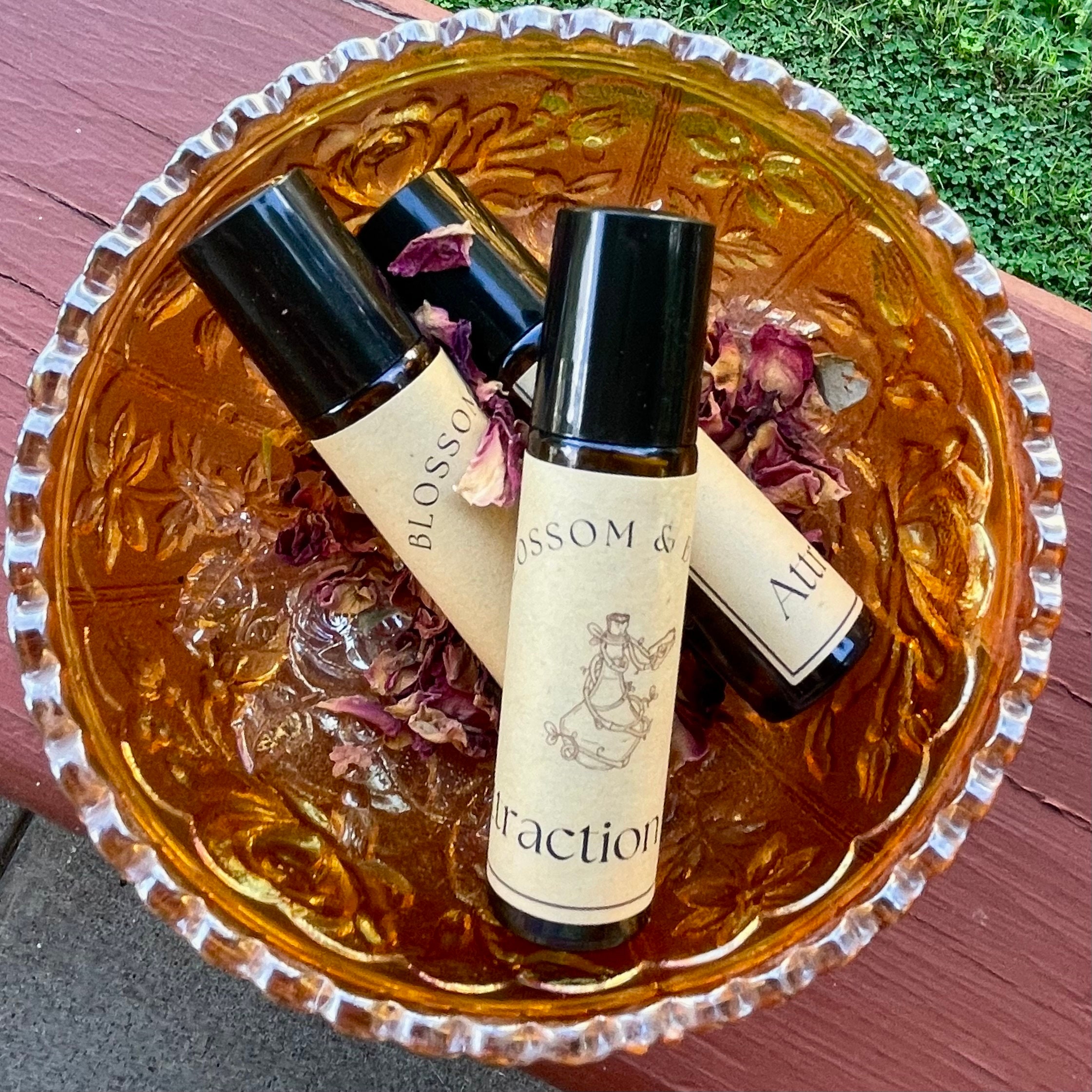 Attraction Ritual Oil Roll On, Intention Oil, Attraction & Love Spell ...