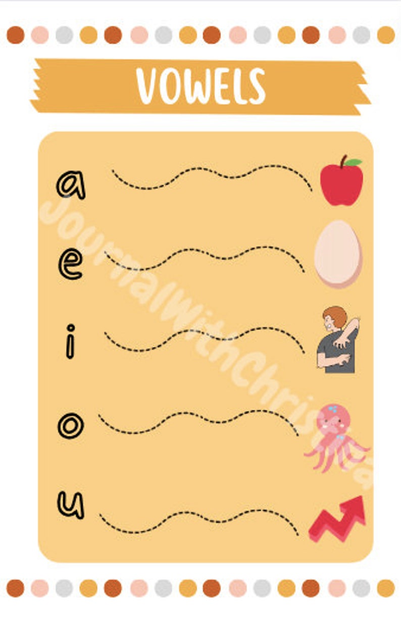 Vowel Sound Poster, Vowel Chart, Short Vowel, Finger Tracking ...