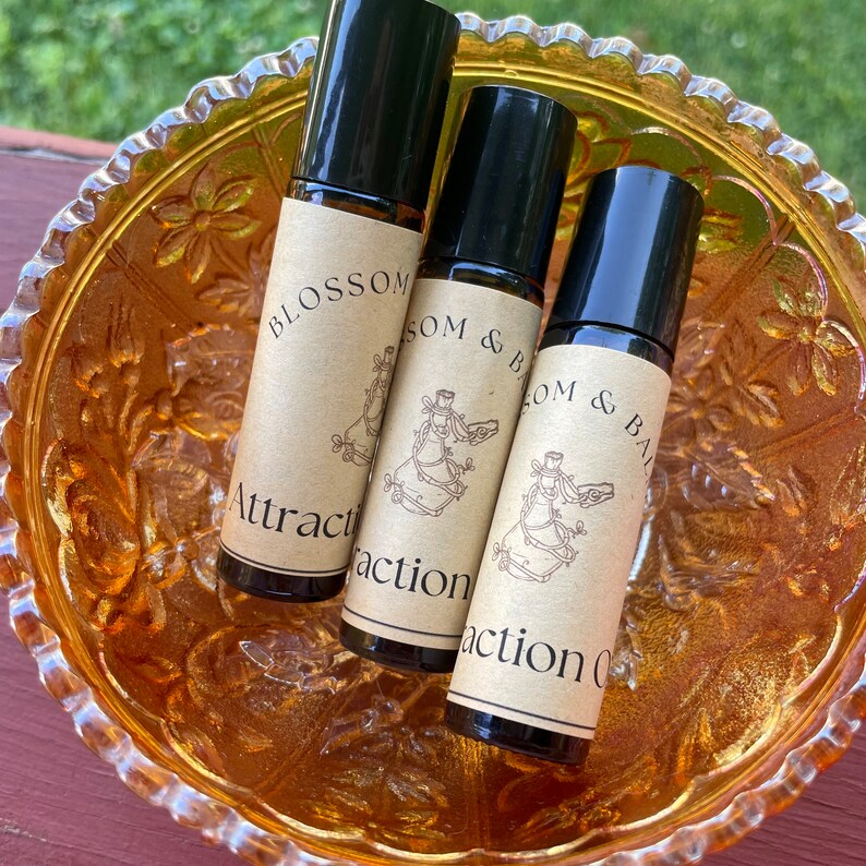 Attraction Ritual Oil Roll On, Intention Oil, Attraction & Love Spell ...